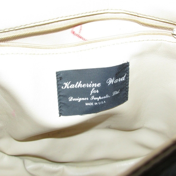 Katherine Ward | Bags | Vintage Katherine Ward Brown Leather Purse Bag ...